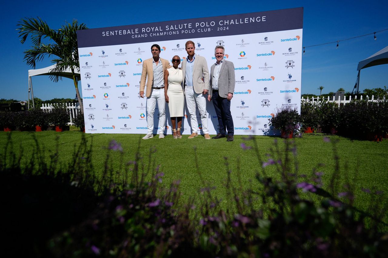Prince Harry scores goal in charity polo match as Meghan, Netflix ...