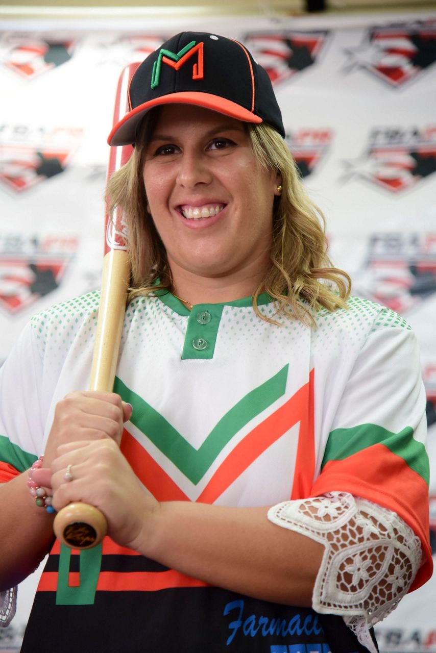 League of her own: woman in Puerto Rico baseball tournament