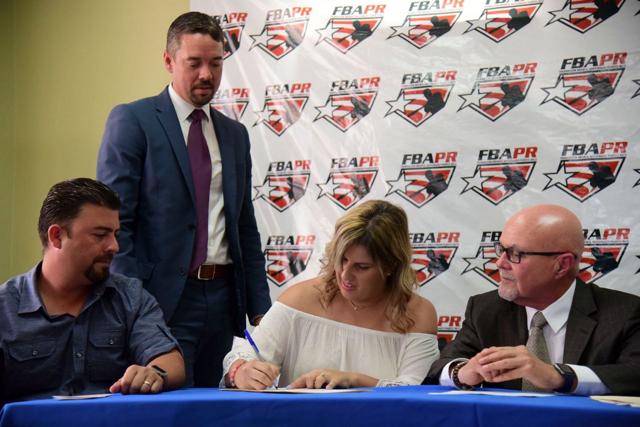 League of her own: woman in Puerto Rico baseball tournament