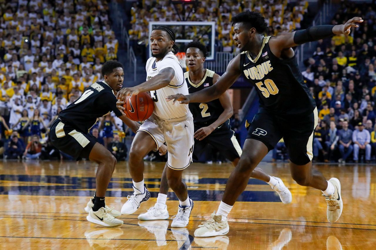 No. 19 Michigan survives double overtime against Purdue