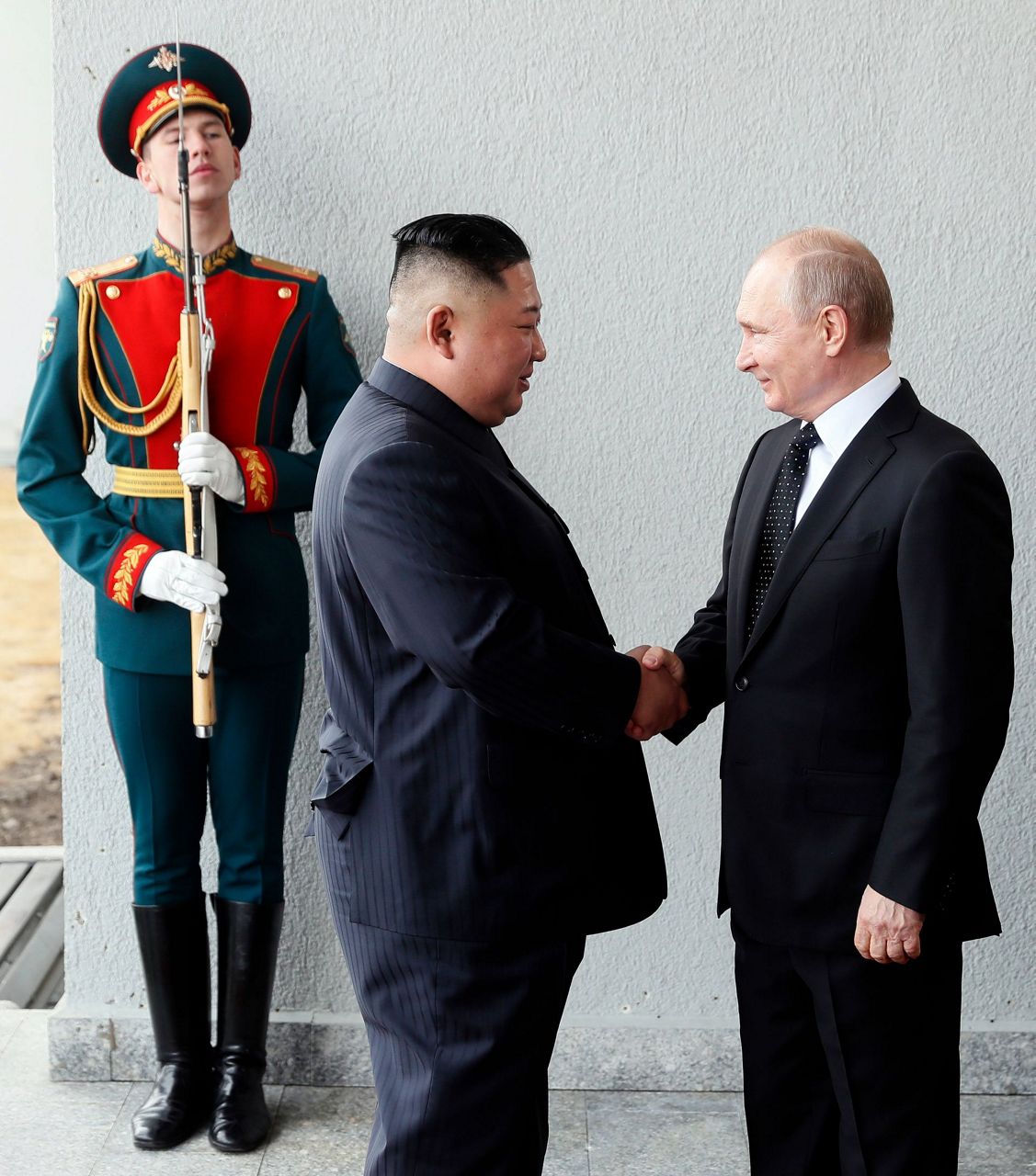 Russia's Putin arrives for summit with North Korea's Kim