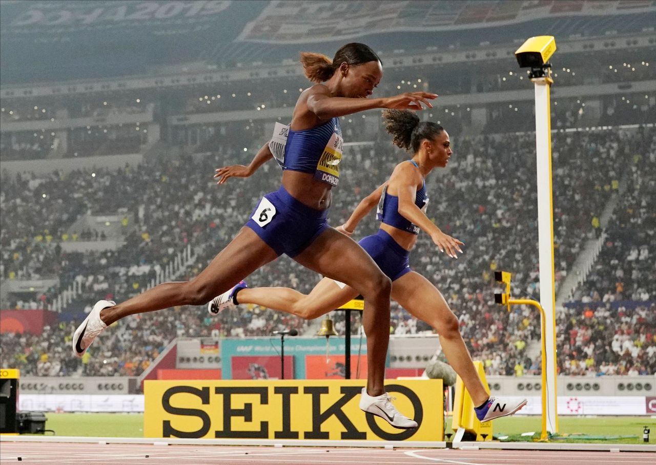 Another world record for Muhammad in 400 hurdles