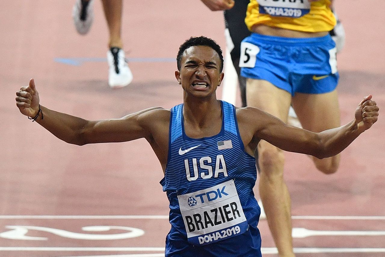 Salazar-trained Brazier wins 800 gold at track worlds