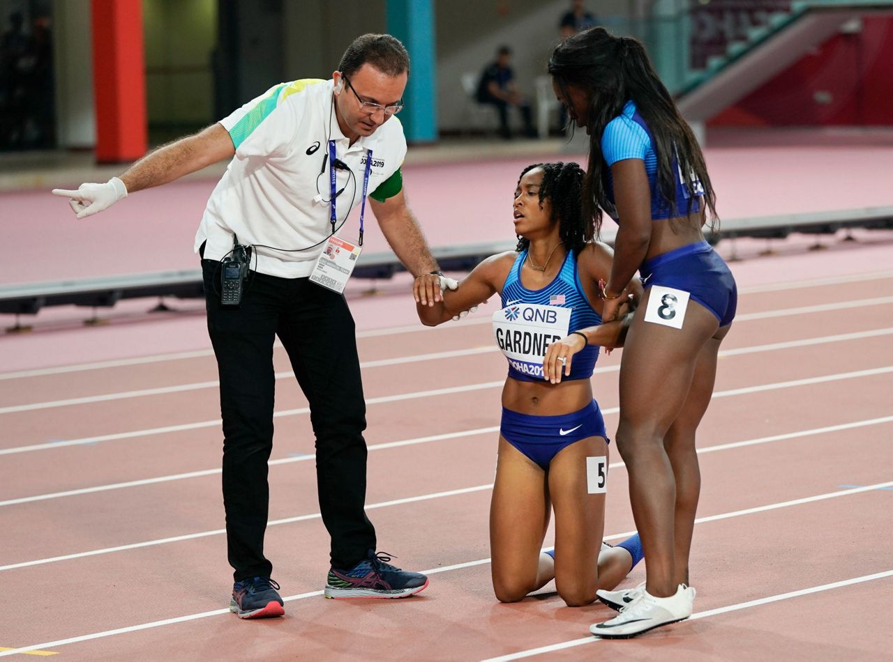 Nigerian sprinter advances after appealing disqualification