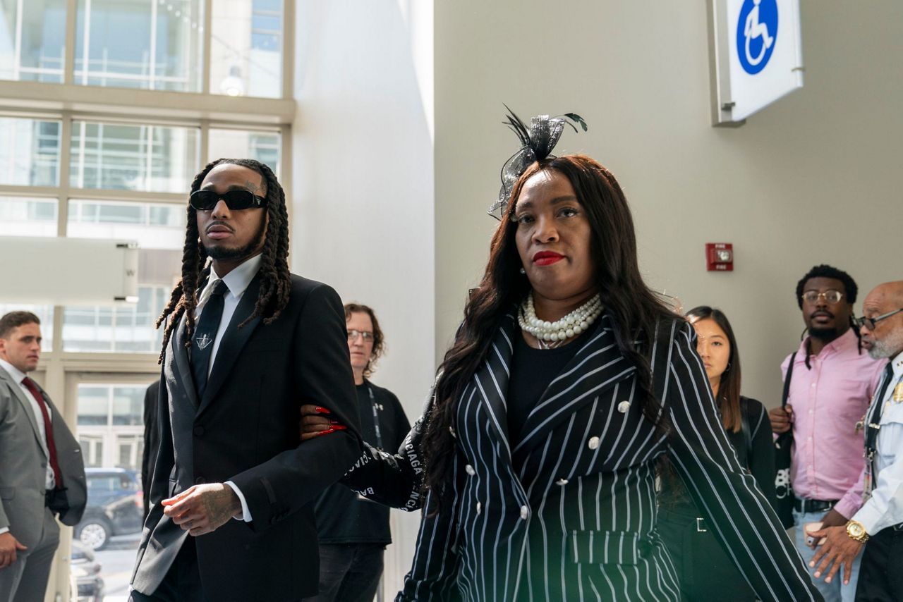 Quavo steps up advocacy against gun violence after his nephew Takeoff's ...