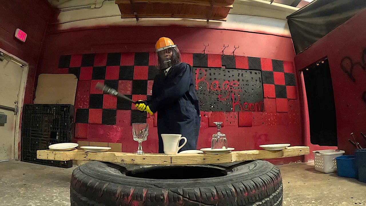 Orlando rage room seeks to help customers with mental health