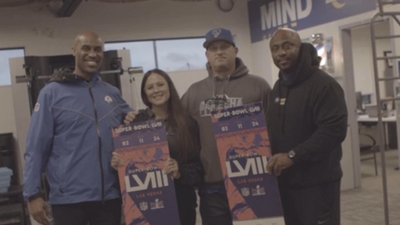 Rams to send heroic athletic trainer to Super Bowl