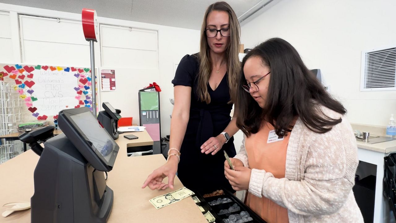 Mock CVS store helps students gain work experience