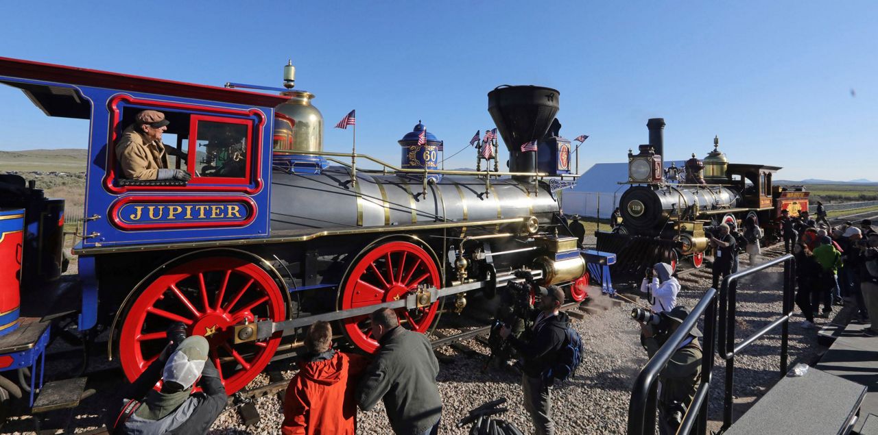 Thousands gather in Utah for 150th anniversary of railroad
