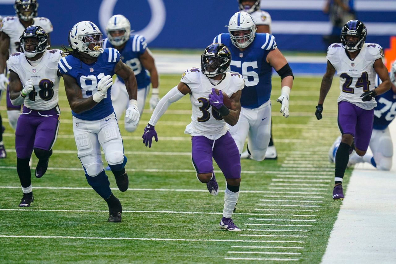 Ravens set NFL record for 20-point games with win in Indy