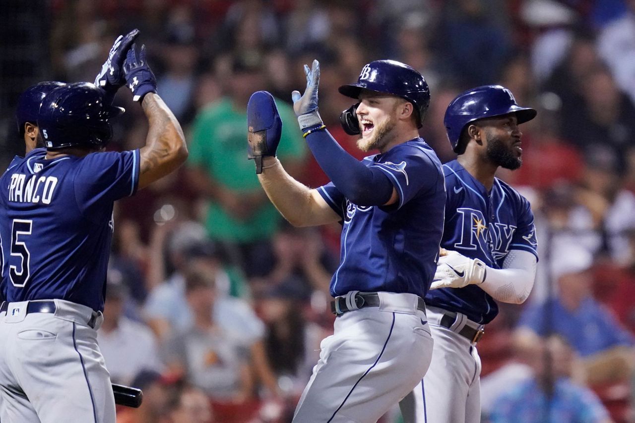 Rays rally past Red Sox 8-4, extend lead in AL East