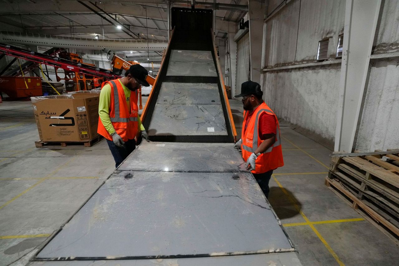 The first generation of solar panels will wear out. A recycling ...