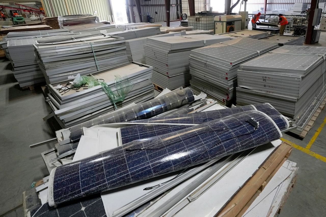 The first generation of solar panels will wear out. A recycling ...