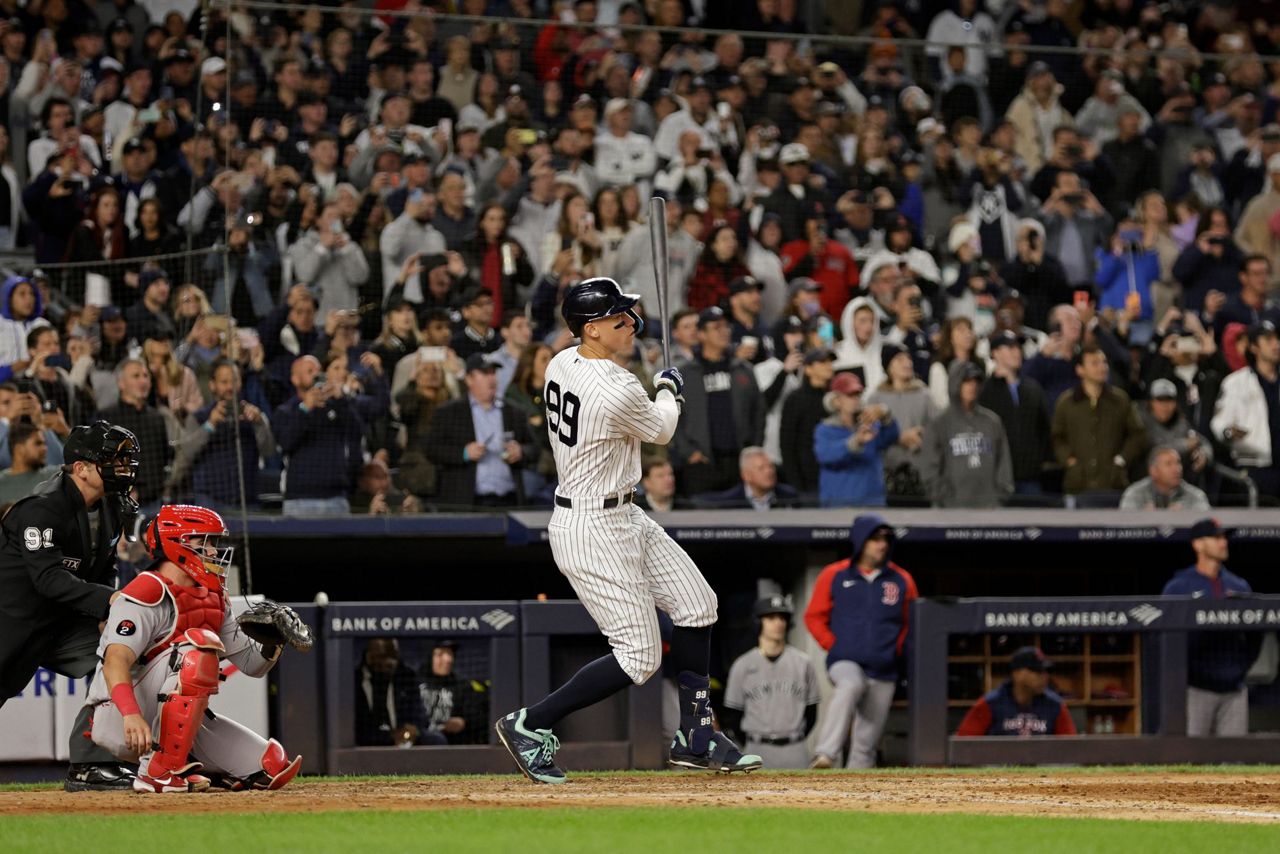 Judge stuck at 60 home runs, Yankees beat Red Sox 5-4