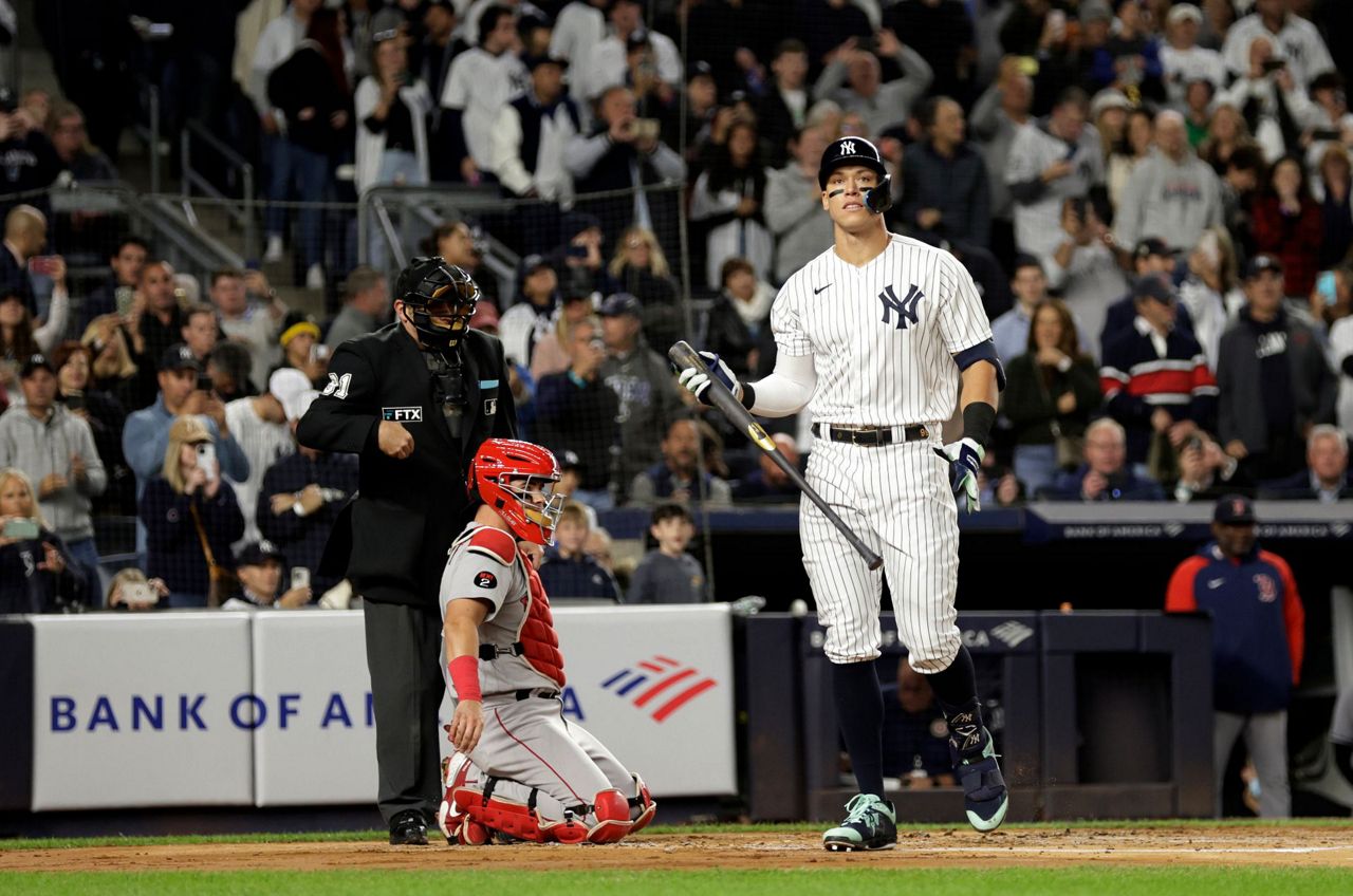 Judge stuck at 60 home runs, Yankees beat Red Sox 5-4