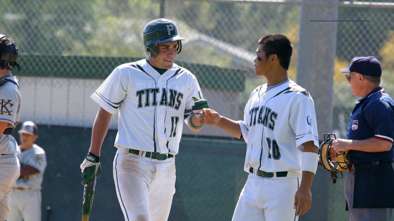 Former high school teammates now Cincinnati Reds