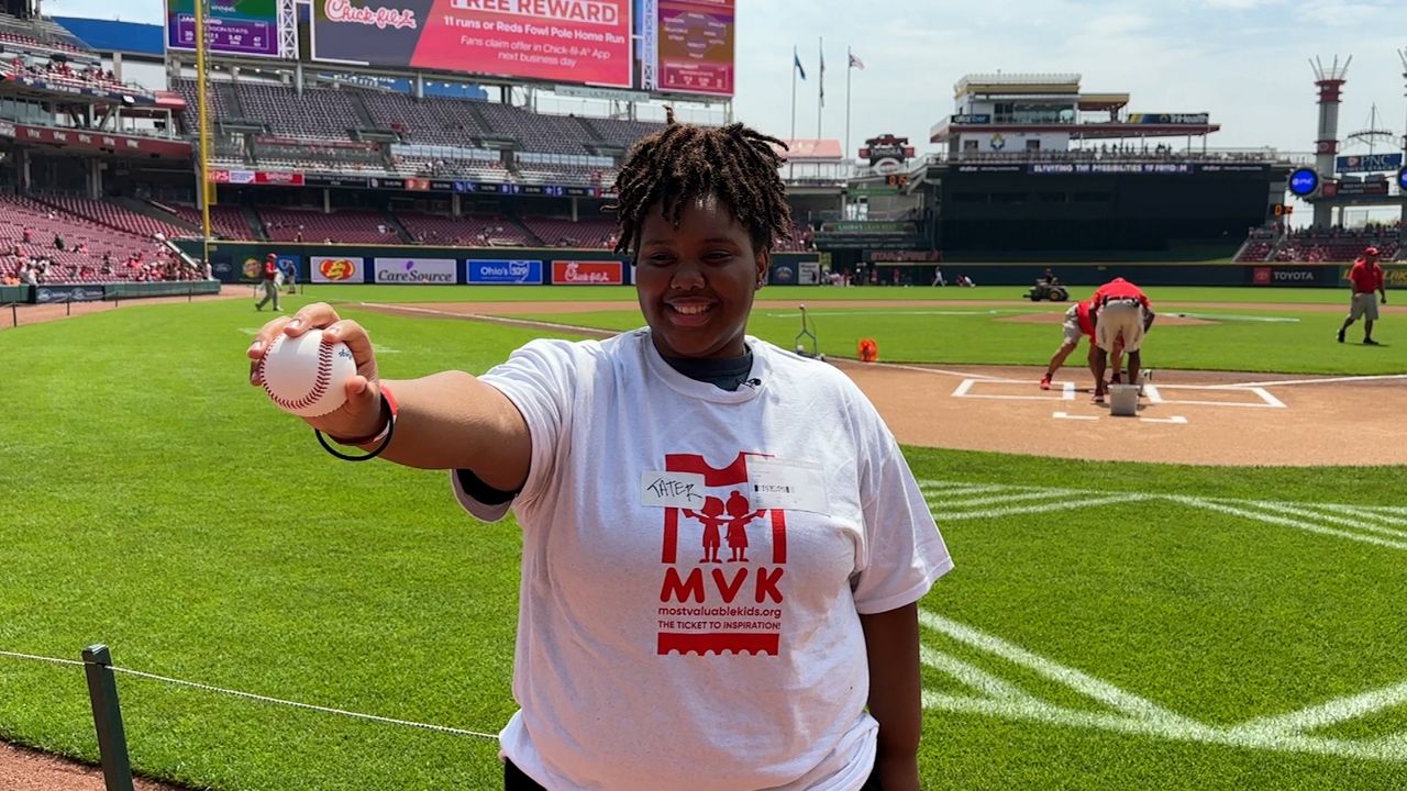Deserving kids get chance to see Reds, give first pitch