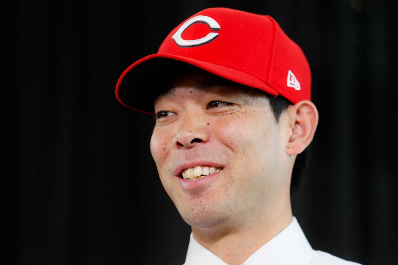 Outfielder Shogo Akiyama wanted to make history with Reds