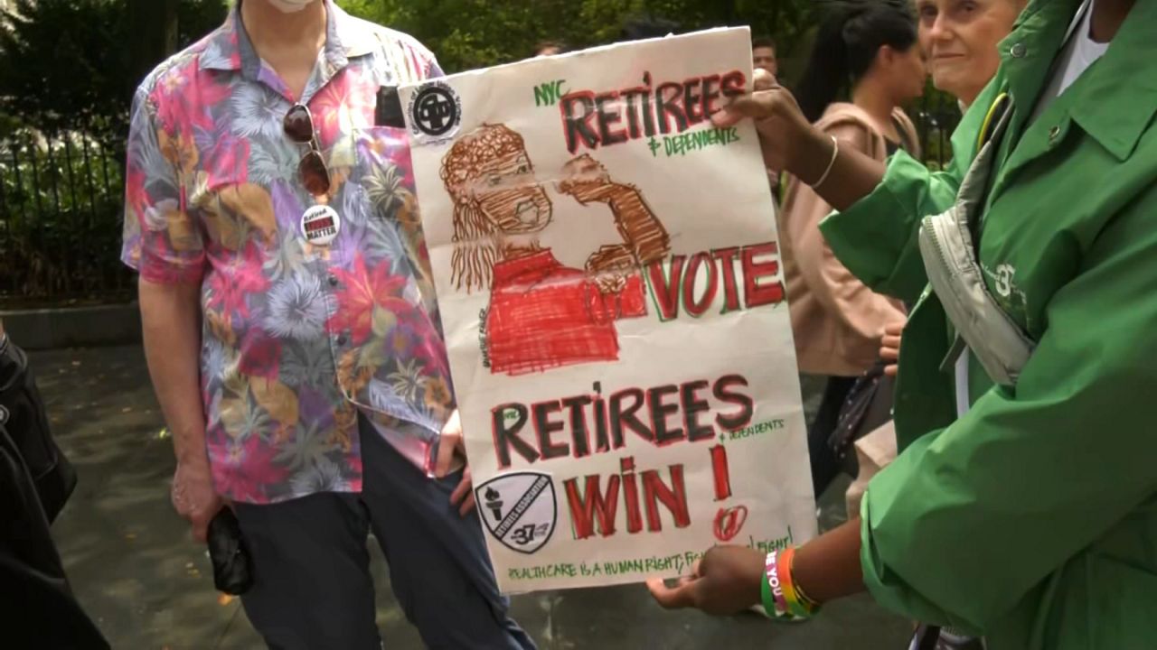 City retirees rail against union deal over healthcare