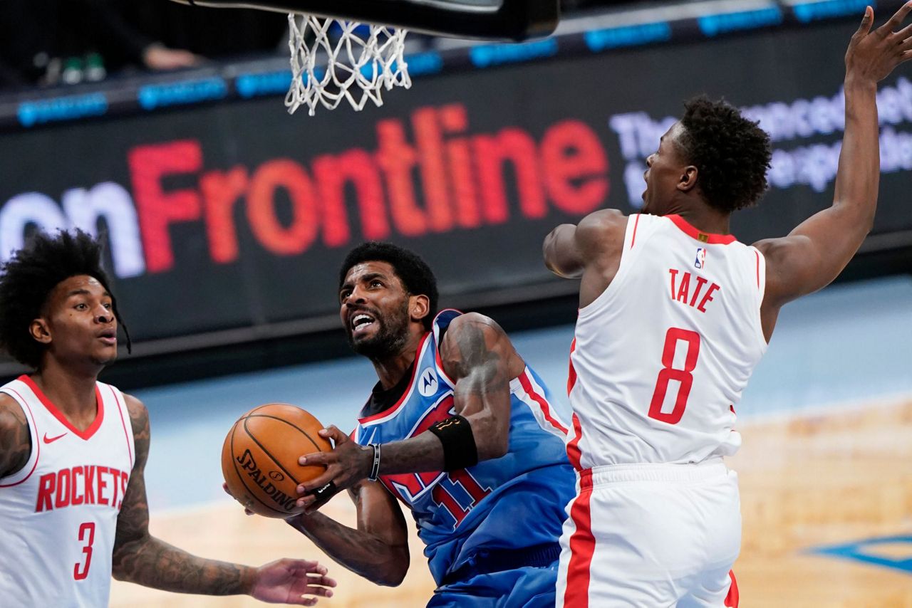 Nets lose Harden but beat Rockets, move into first in East