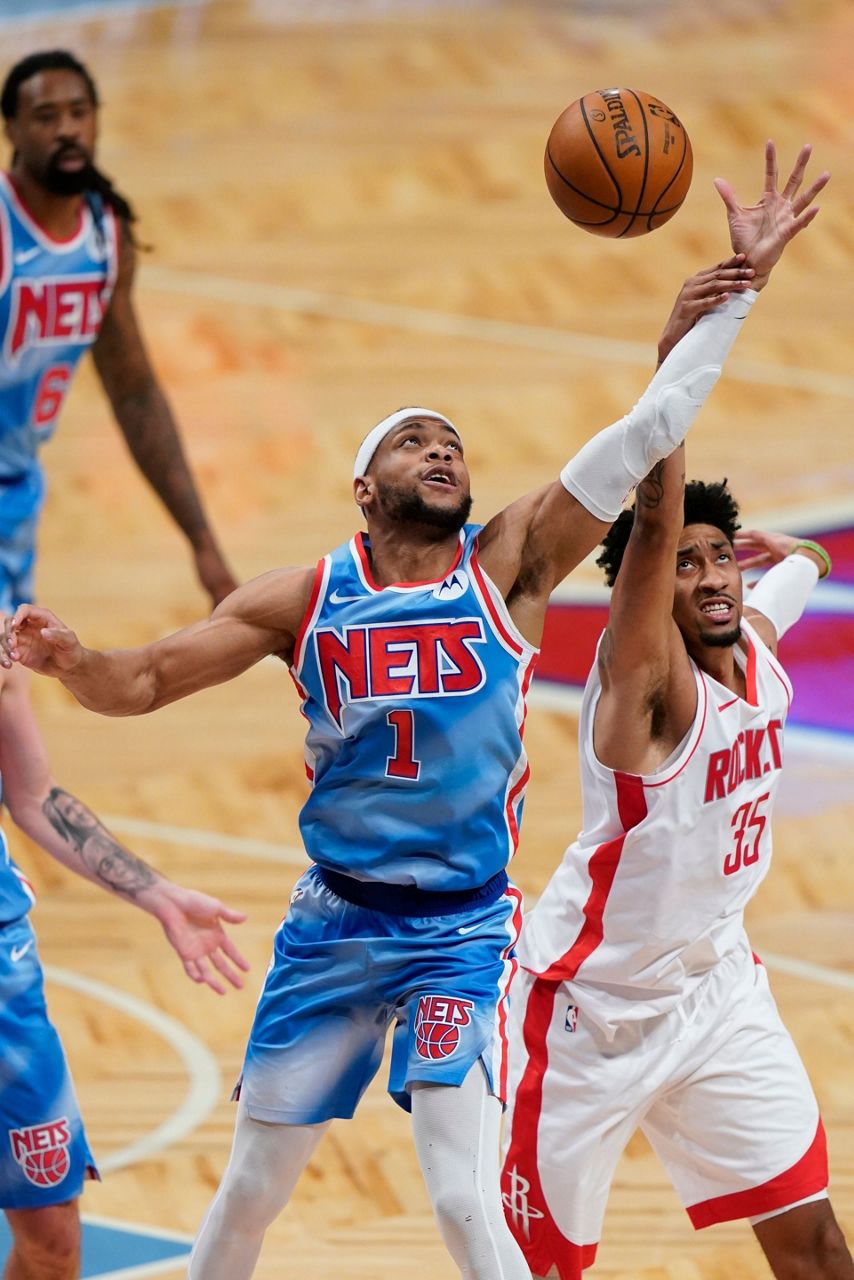 Nets lose Harden but beat Rockets, move into first in East