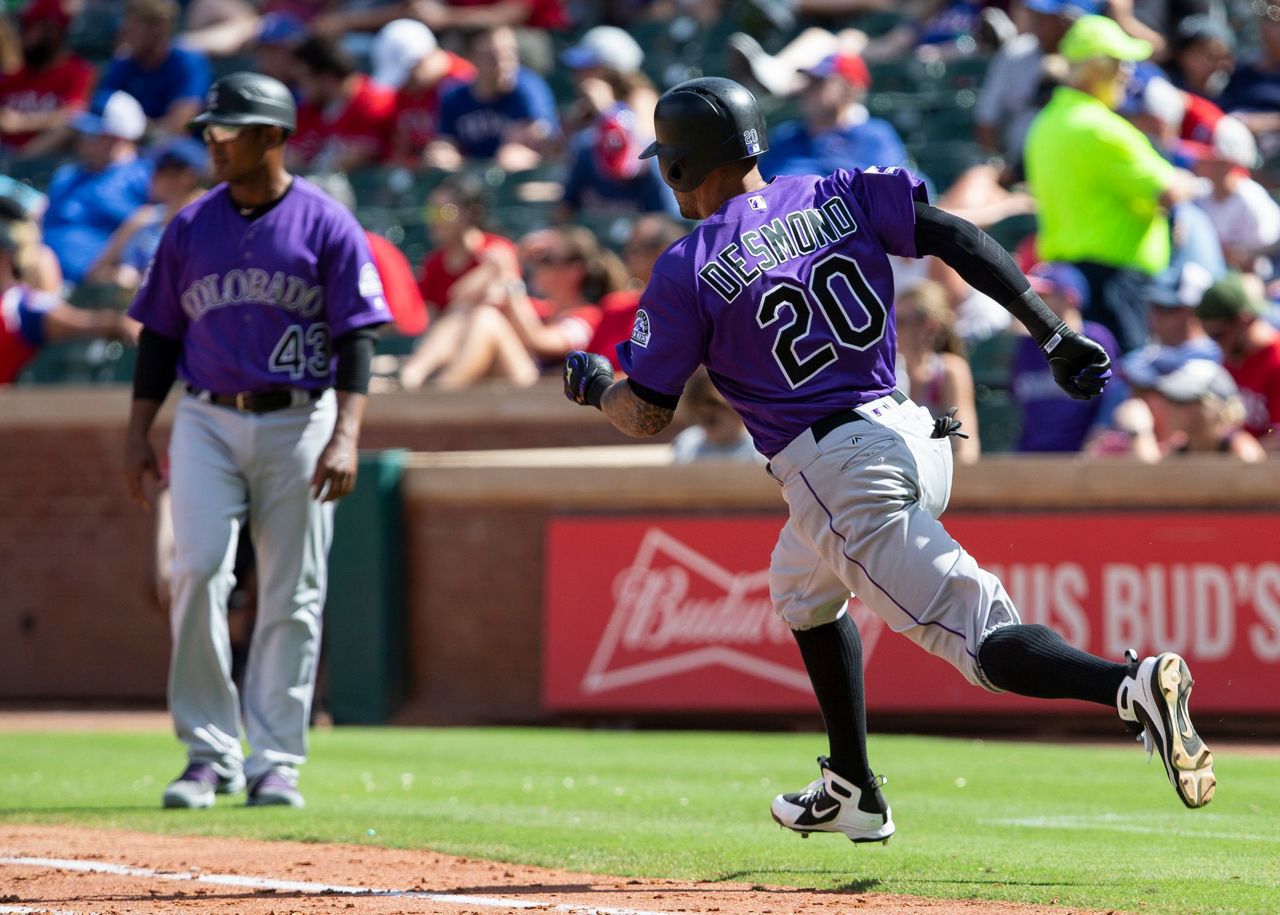 Beltre triples as Texas beats Rockies 5-2 to end 7-game skid