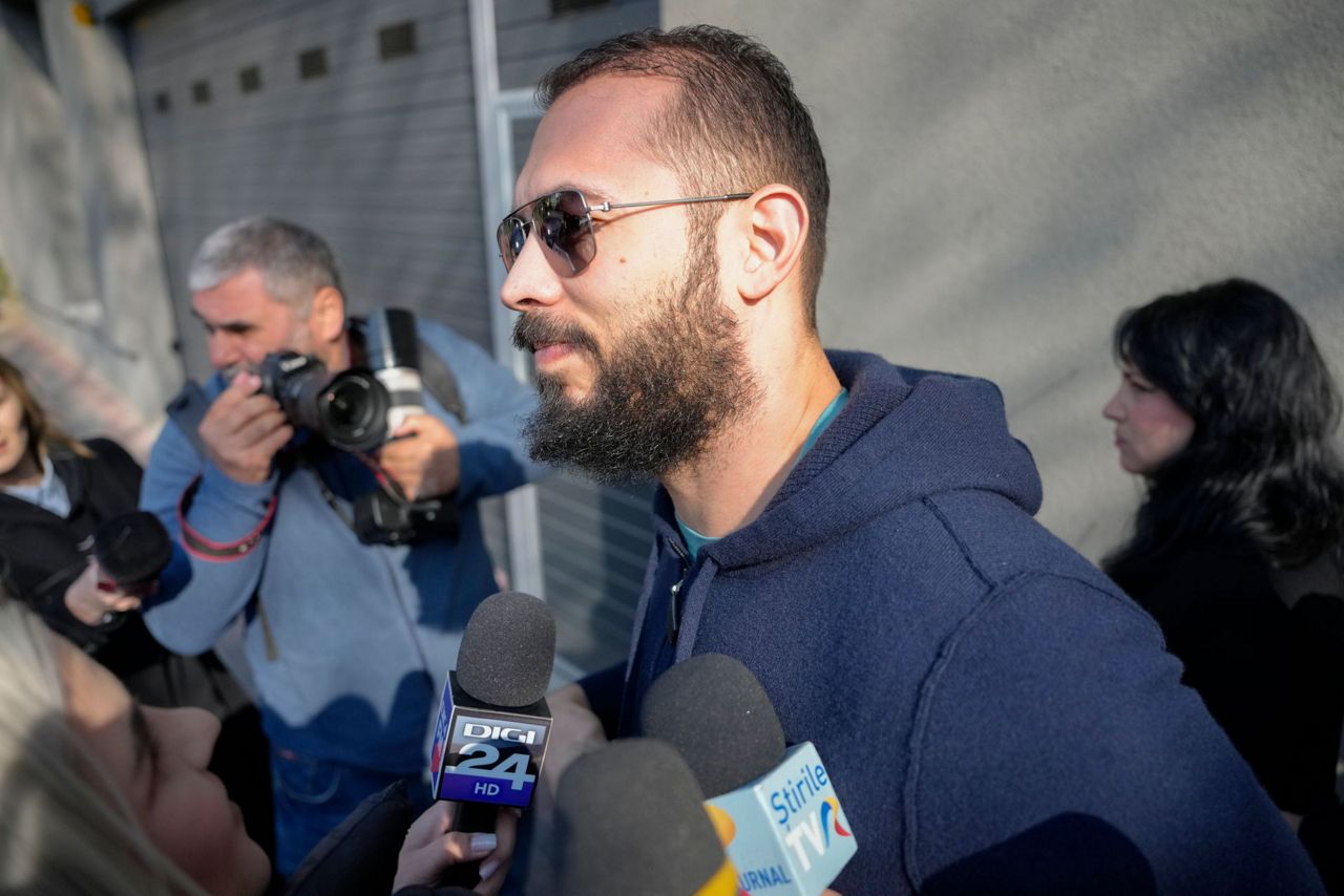 Romanian prosecutors search devices in Andrew Tate case