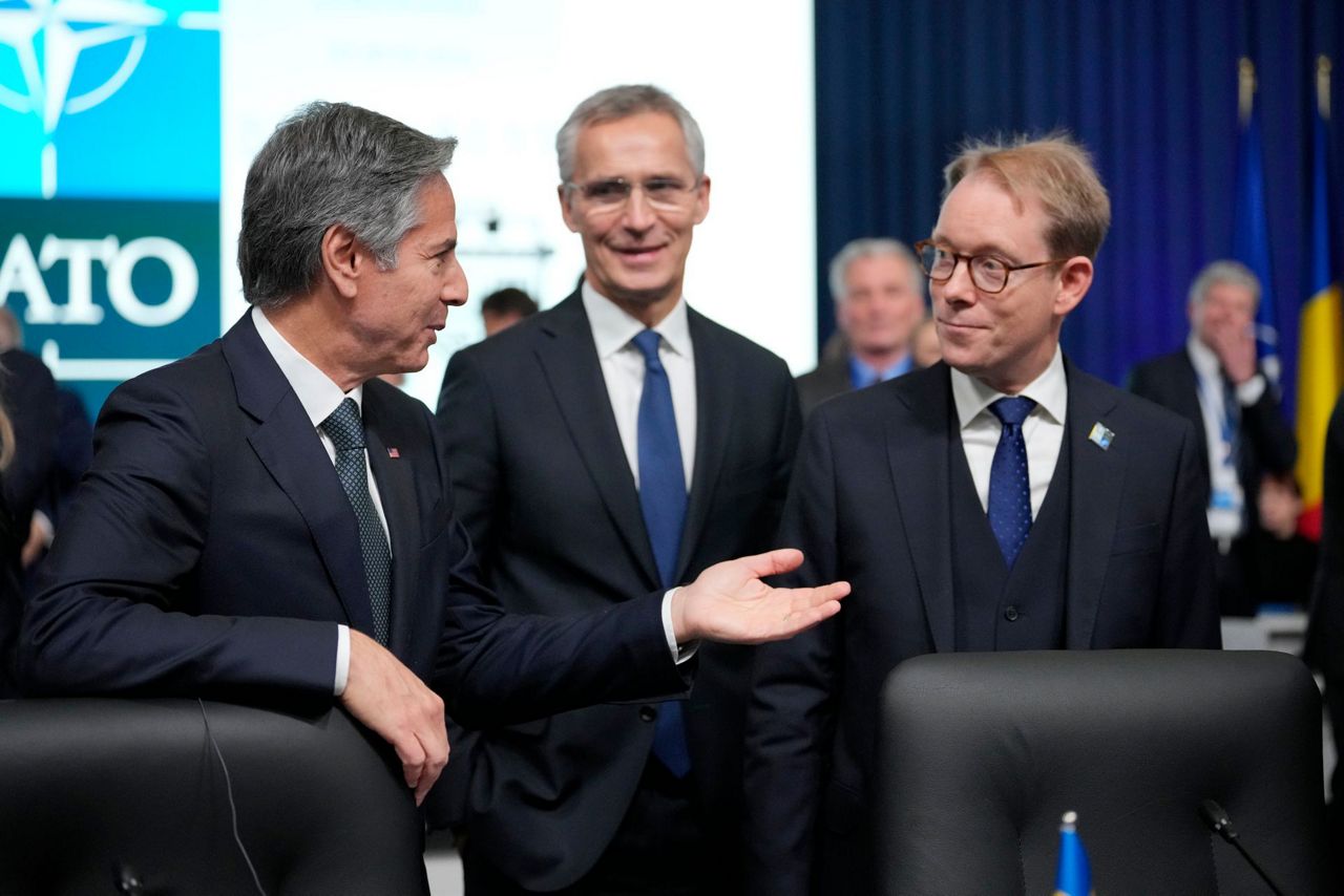 NATO ministers meet to drum up more aid, arms for Ukraine