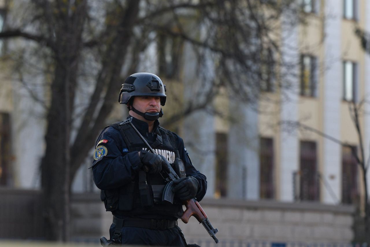 Car Rams Russian Embassy Gate In Romania Driver Dead