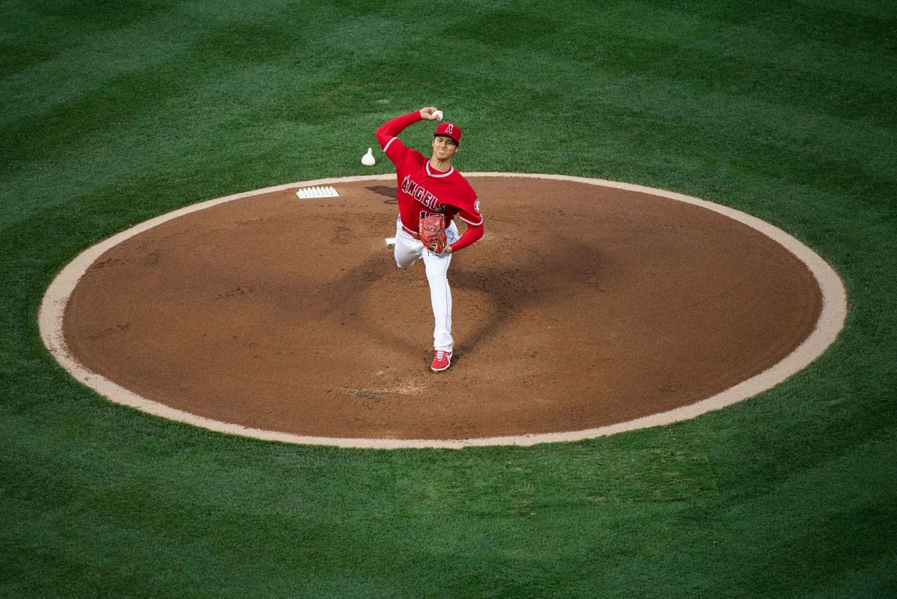 Ohtani exits early again with blister on pitching hand
