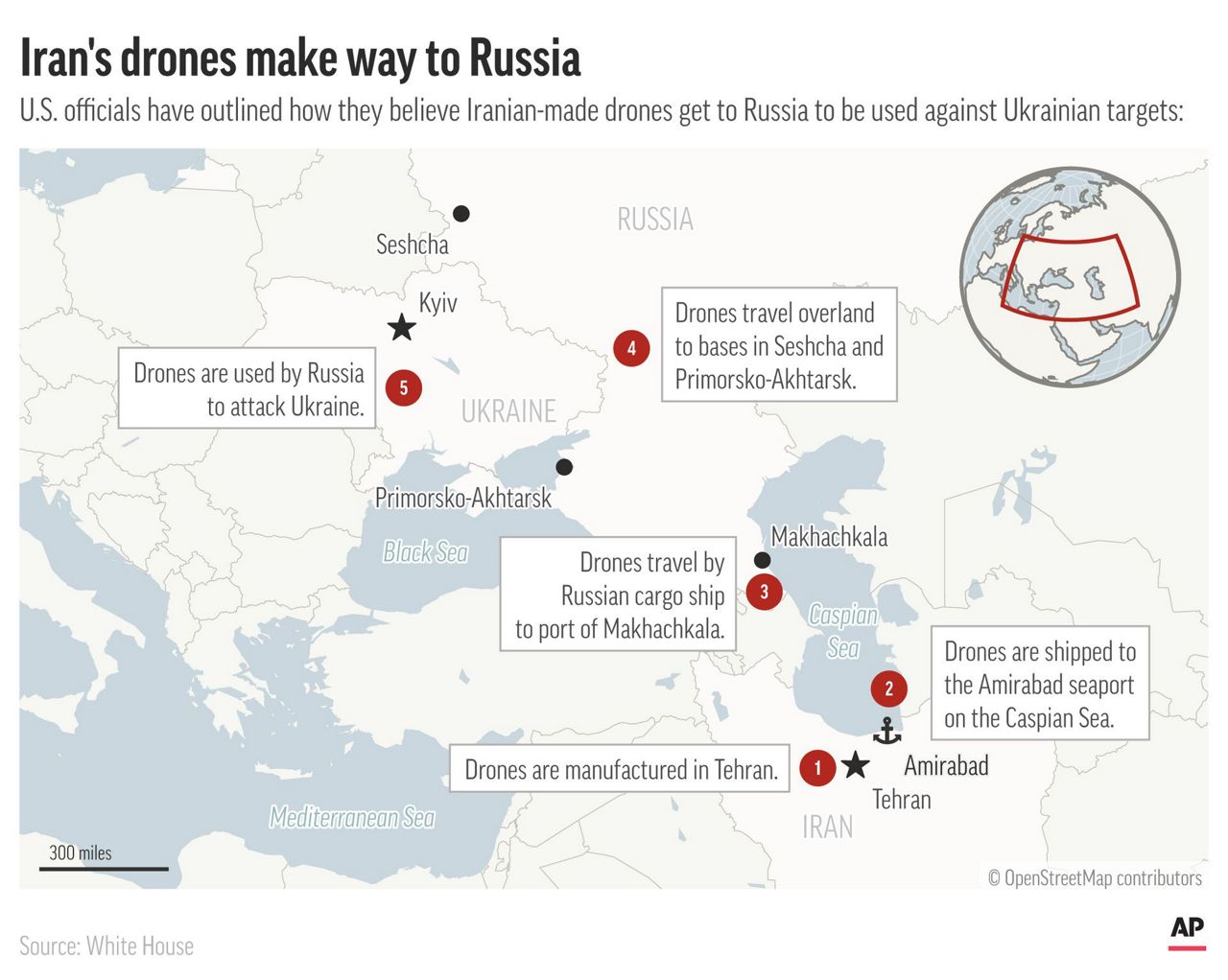 White House Says Iran Is Helping Russia Build A Drone Factory East Of