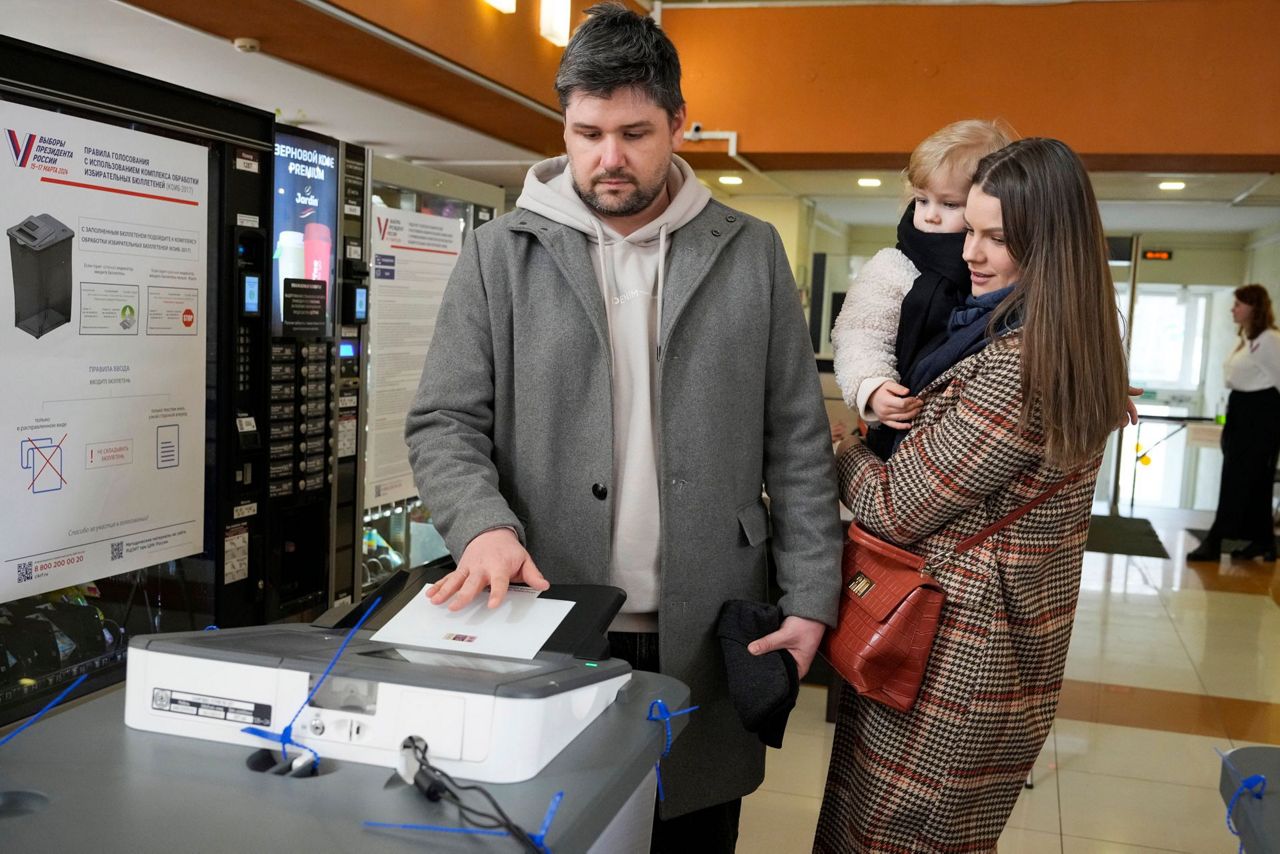 Russians cast ballots on Day 2 of an election preordained to extend ...