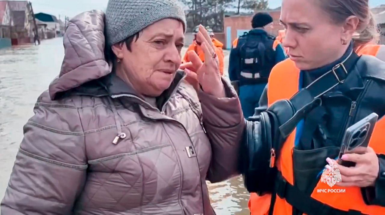 Thousands are evacuated after floods break a dam in the Russian city of ...