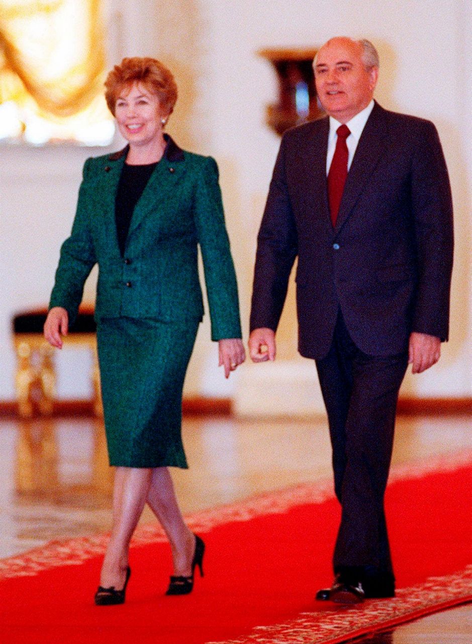 Gorbachev's marriage, like his politics, broke the mold