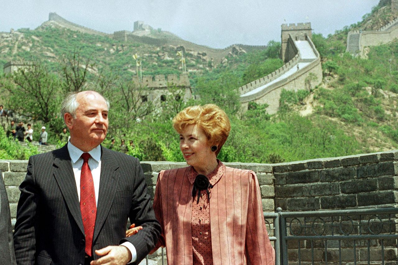 Gorbachev's marriage, like his politics, broke the mold