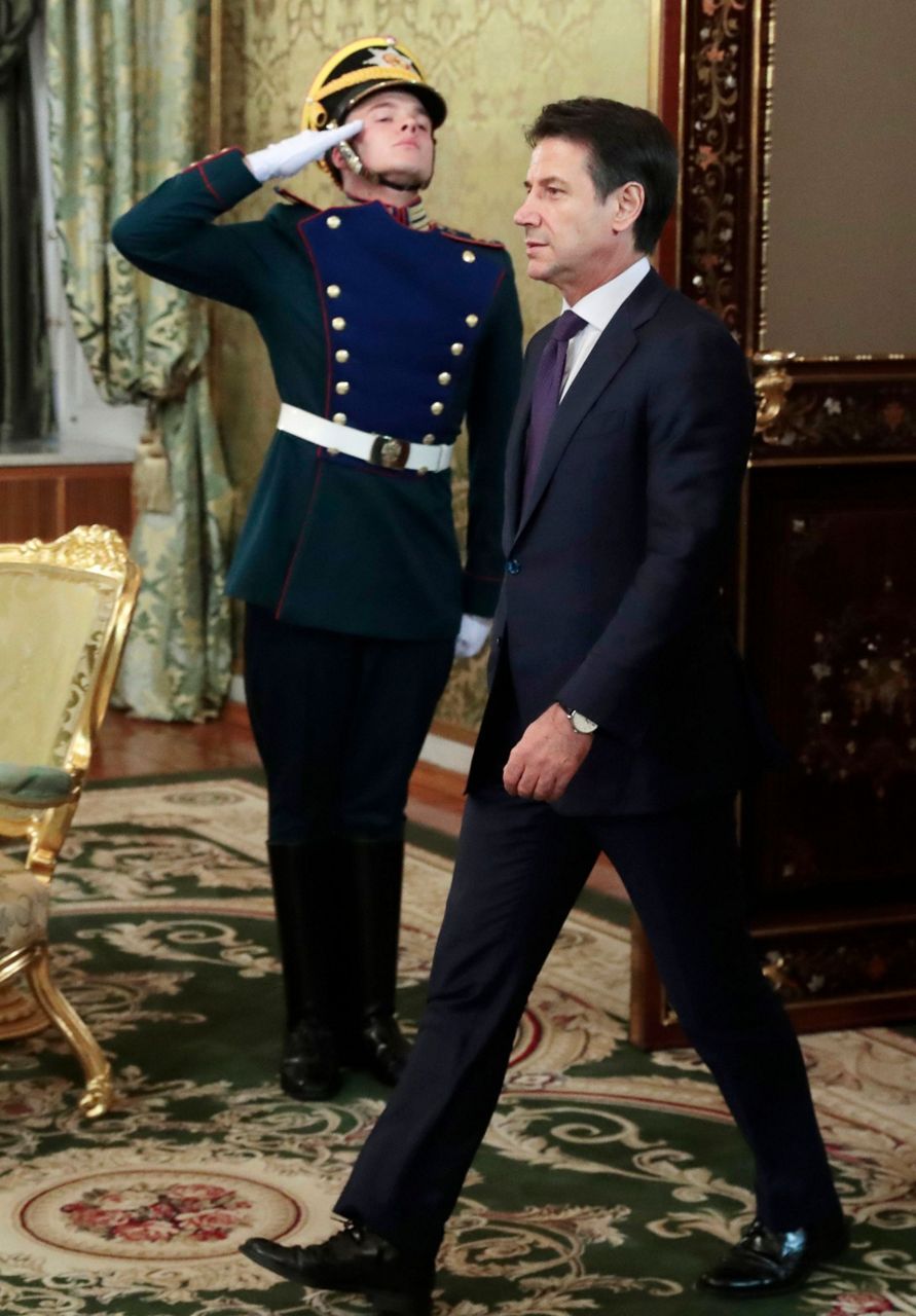 Italy's prime minister in Russia for talks focusing on trade