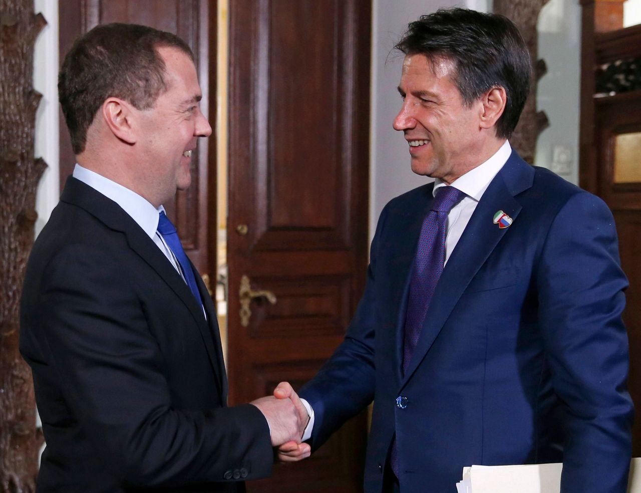 Italy's prime minister in Russia for talks focusing on trade