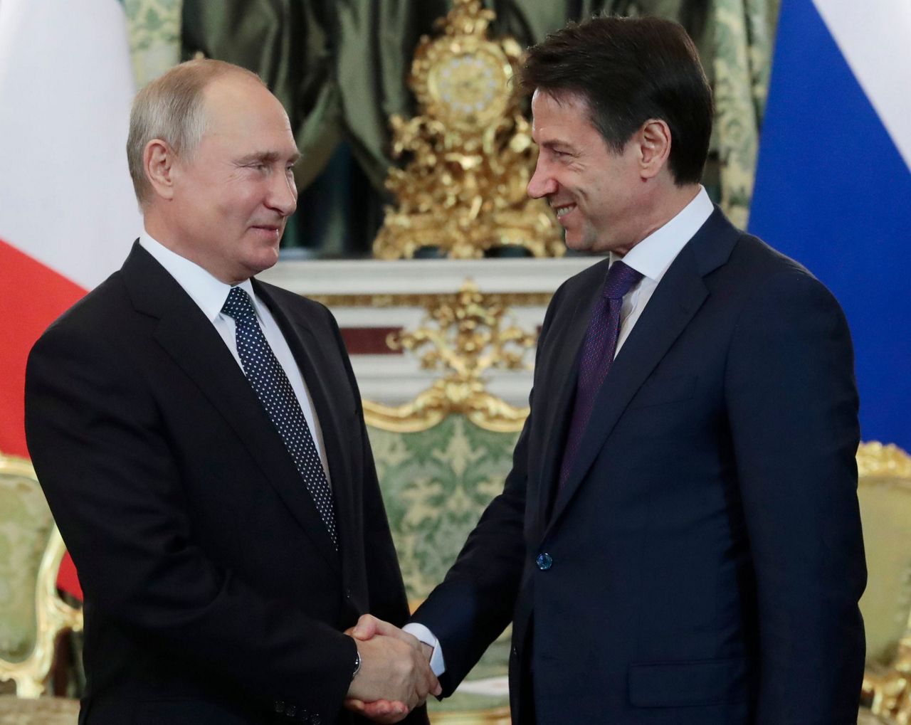 Italy's prime minister in Russia for talks focusing on trade
