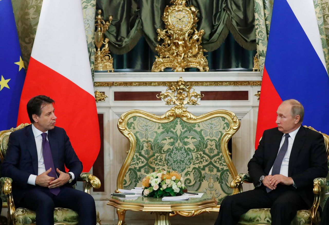 Italy's prime minister in Russia for talks focusing on trade