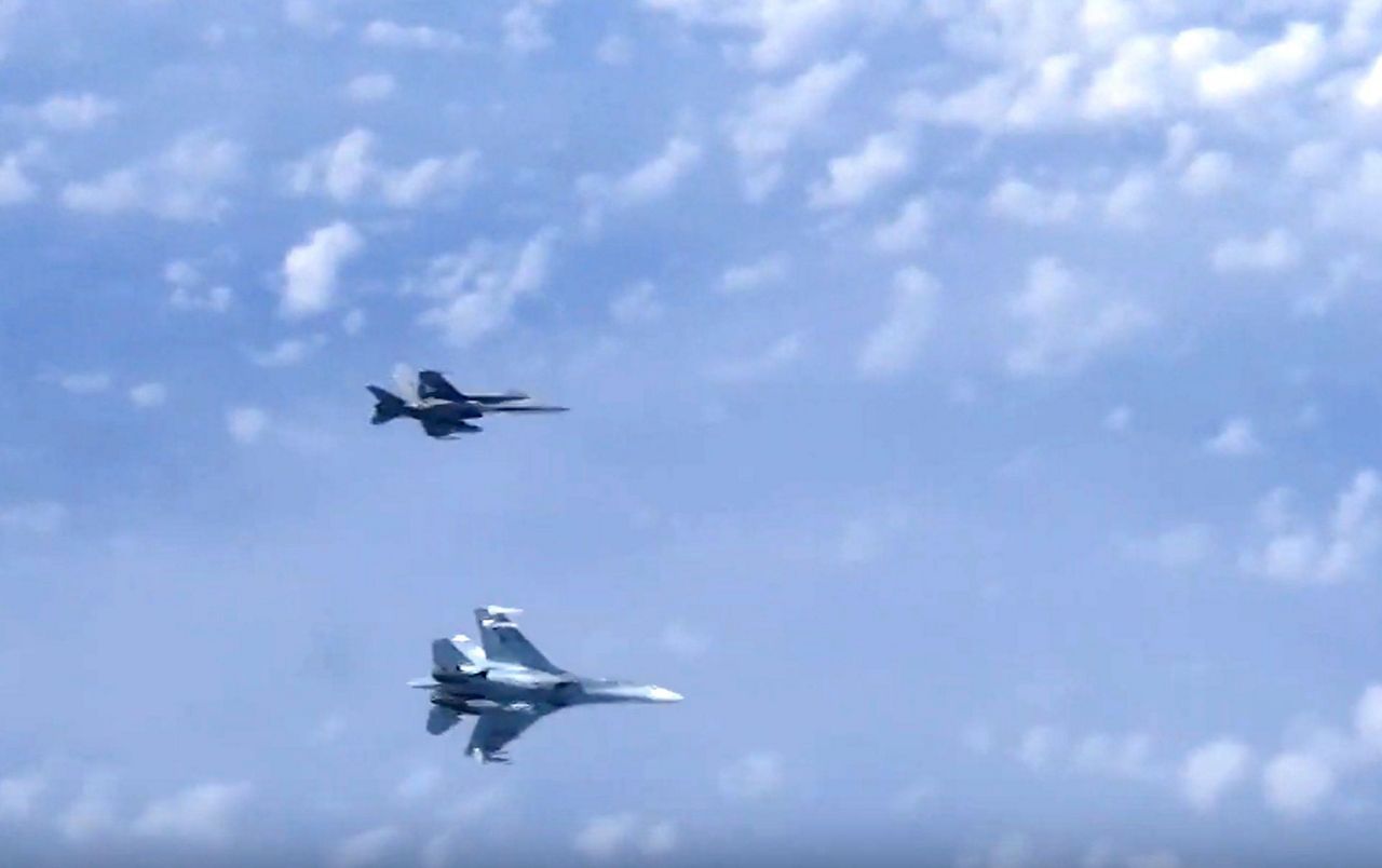 Russia airs video of fighter warding off NATO jet in Baltics