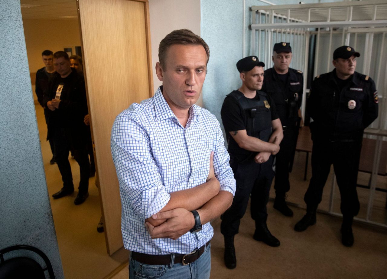 Russia's opposition leader Navalny gets 10-day sentence