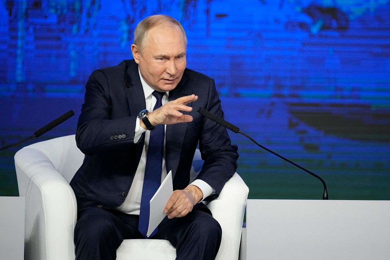 Putin vows to make military gains in Ukraine as he meets with his ...