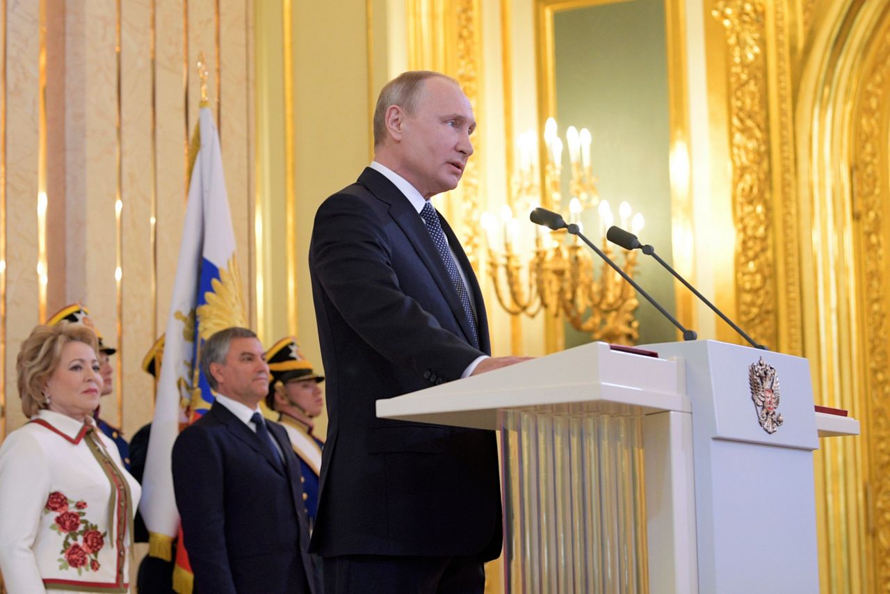 Putin takes oath of office for 4th term as Russian president