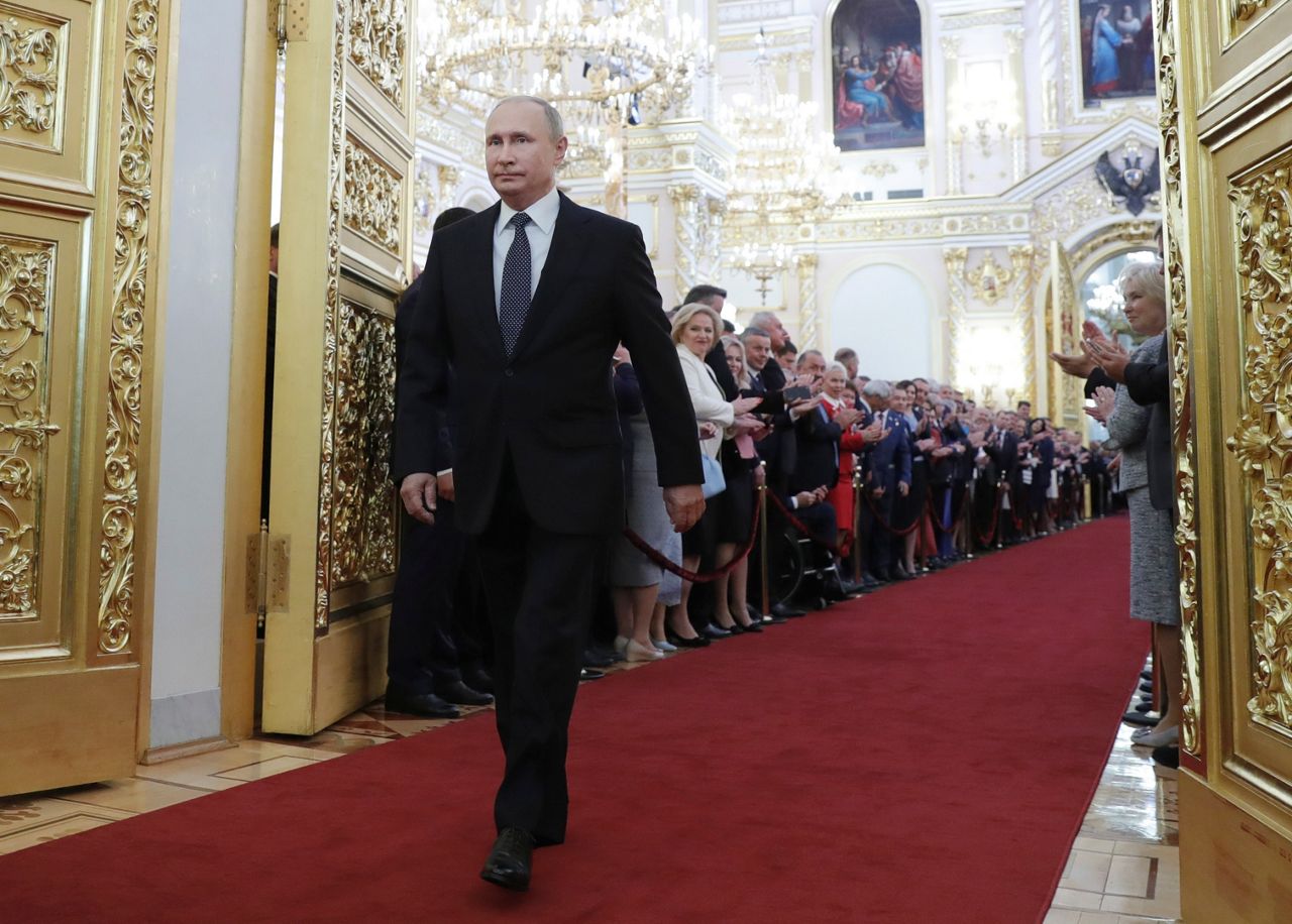 Putin takes oath of office for 4th term as Russian president