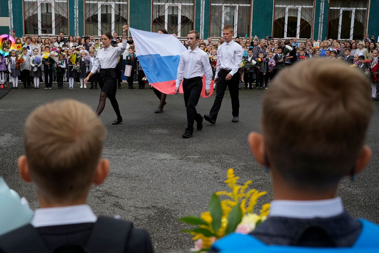 Russian students are returning to school, where they face new lessons ...