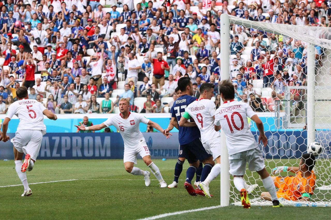 Japan advances on yellow cards despite losing at World Cup
