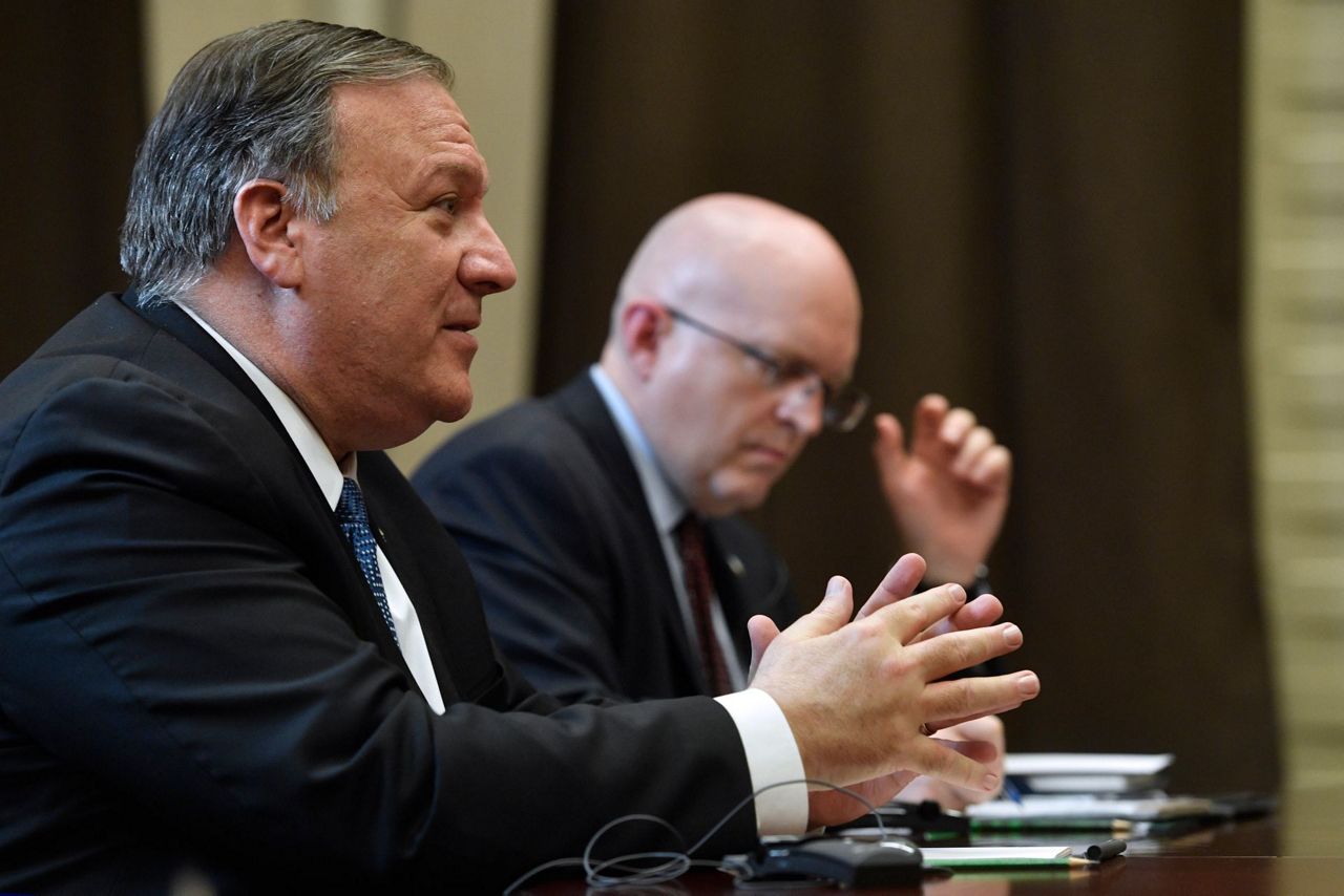 The Latest: US secretary of state arrives in Russia