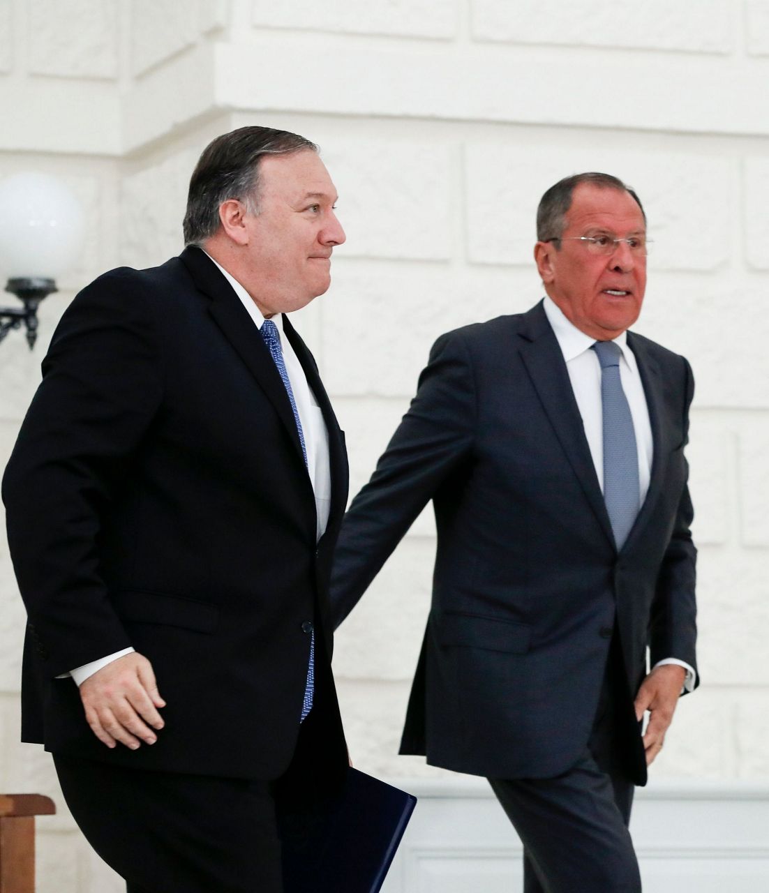 The Latest: US secretary of state arrives in Russia