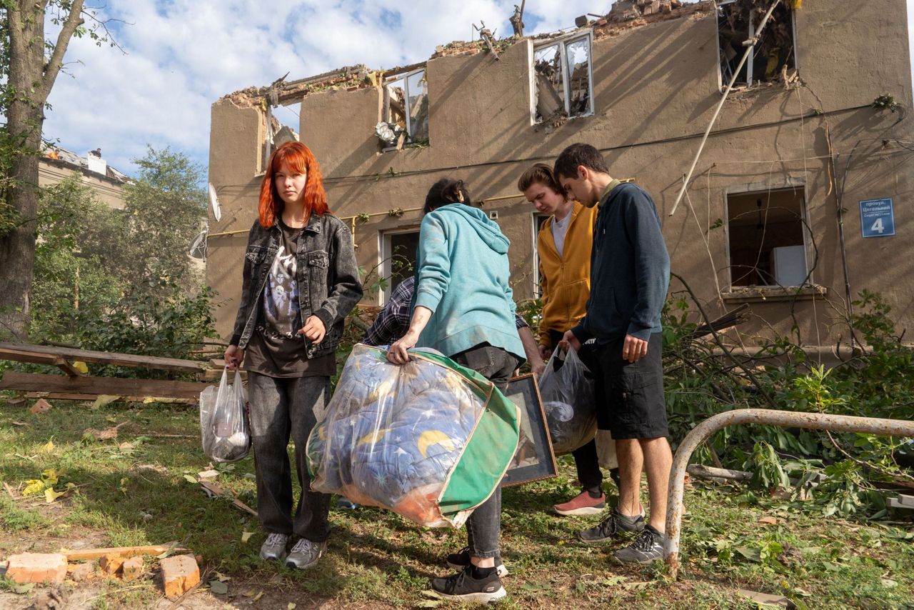 Russia strikes an apartment block in Ukraine's Kharkiv city, killing 1