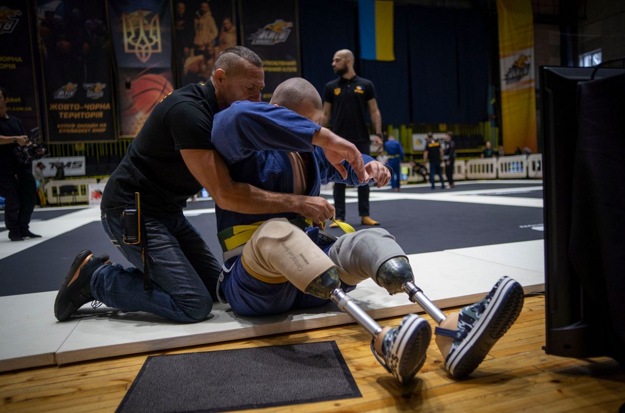 Ukrainian war veterans with amputated limbs find freedom in the ...